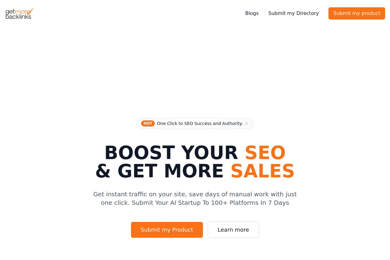 Getmorebacklinks.org - Landing Page Analysis