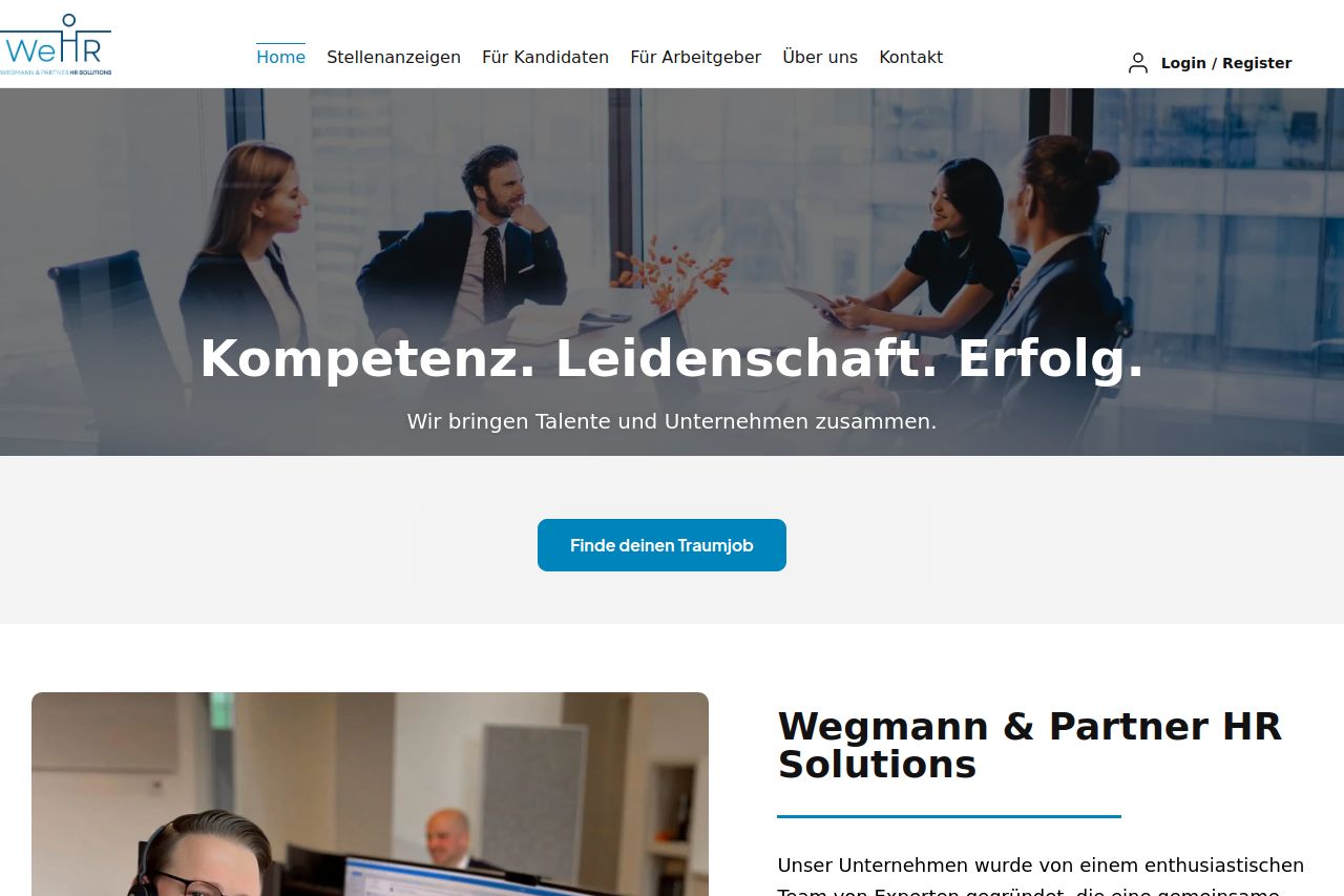 We-hr.de - Landing Page Analysis