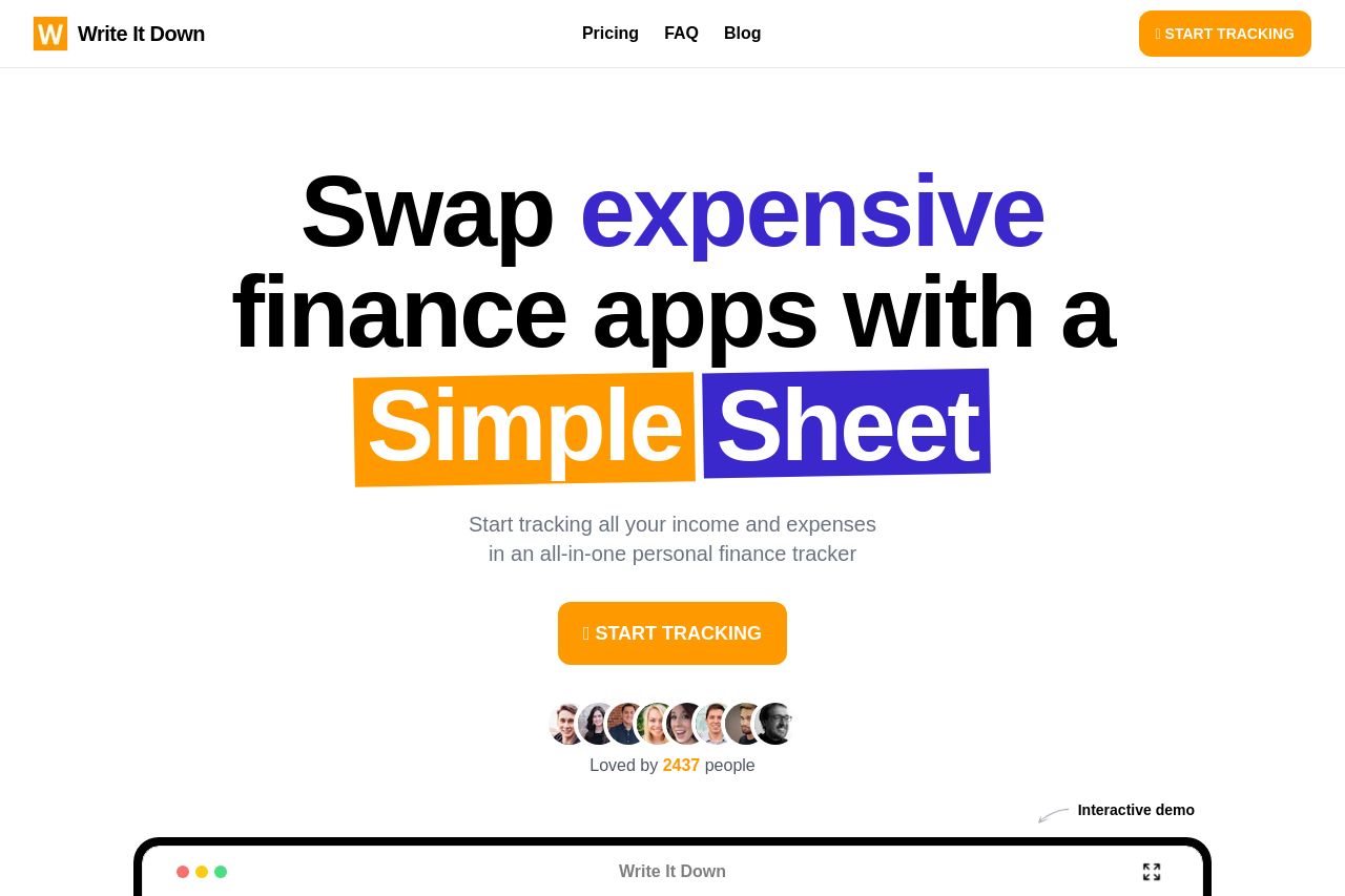Write-it-down.com - Landing Page Analysis